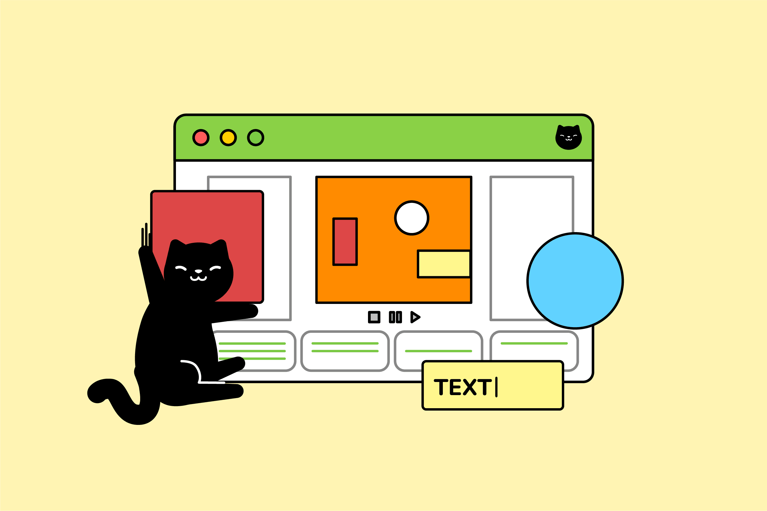 Create Engaging Video Overlays with Rectangles, Circles, and Text in Clipcat: A Guide with ...