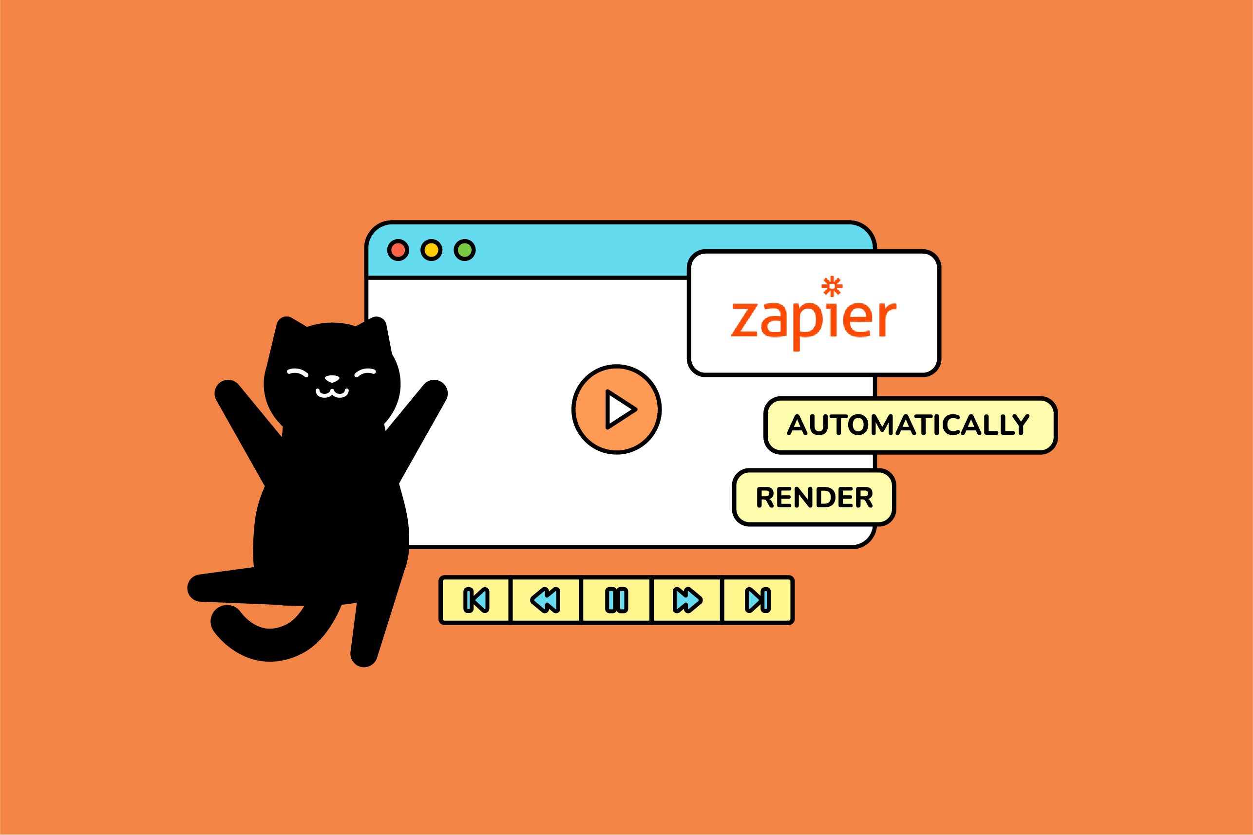 How to Automatically Render a Clipcat Video with Zapier (in 2025) - Clipcat